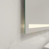 China Frameless LED Vanity Mirror Light with Adjustable Brightness and Waterproof Design for Modern Bathroom and Hotel Guest Suites for sale