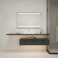 China Frameless LED Vanity Mirror Light with Adjustable Brightness and Waterproof Design for Modern Bathroom and Hotel Guest Suites for sale