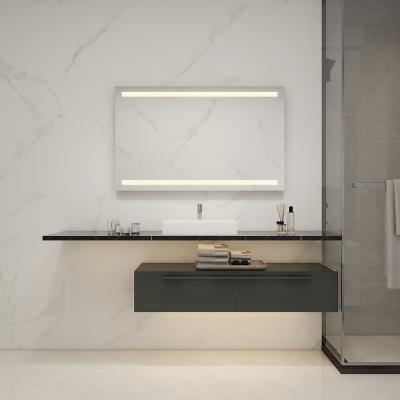 China Frameless LED Vanity Mirror Light with Adjustable Brightness and Waterproof Design for Modern Bathroom and Hotel Guest Suites for sale