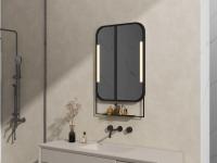 China Luxury Hotel Style LED Mirror Light with Hardwired Power Connection and Custom Size Options for Wall Mounted Applications for sale