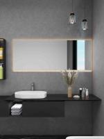 China Custom LED Bathroom Mirror Light Fixture for Hotel Renovation Projects with Dimmable Touch Sensor and IP44 Waterproof Ratingality Settings for sale