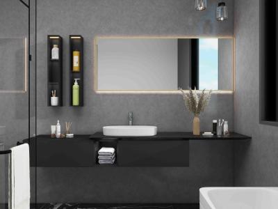 China Custom LED Bathroom Mirror Light Fixture for Hotel Renovation Projects with Dimmable Touch Sensor and IP44 Waterproof Ratingality Settings for sale