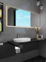 China Custom LED Bathroom Mirror Light Fixture for Hotel Renovation Projects with Dimmable Touch Sensor and IP44 Waterproof Ratingality Settings for sale