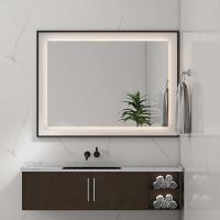 China Custom Size LED Bathroom Mirror Light Fixture with Dimmable Touch Control Anti Fog Function and IP44 Waterproof Rating for Home and Hotel Projects for sale