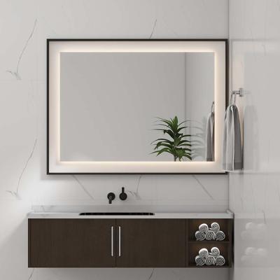 China Custom Size LED Bathroom Mirror Light Fixture with Dimmable Touch Control Anti Fog Function and IP44 Waterproof Rating for Home and Hotel Projects for sale