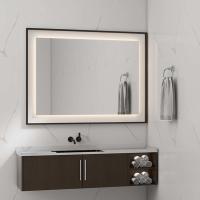 China Custom Size LED Bathroom Mirror Light Fixture with Dimmable Touch Control Anti Fog Function and IP44 Waterproof Rating for Home and Hotel Projects for sale