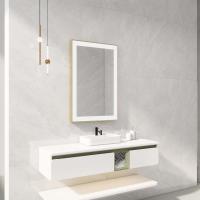 China Luxury LED Bathroom Mirror Light for Hotel Guest Suites and Home Renovation with Dimmable Lighting Waterproof Structure and Sleek Minimalist Design for sale