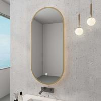 China Custom Size LED Bathroom Mirror Light Fixture with Dimmable Brightness Anti Fog Glass and Touch Sensor for Luxury Hotels and Home Renovation for sale