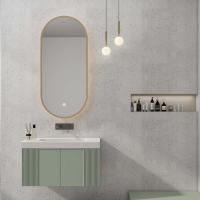 China Custom Size LED Bathroom Mirror Light Fixture with Dimmable Brightness Anti Fog Glass and Touch Sensor for Luxury Hotels and Home Renovation for sale