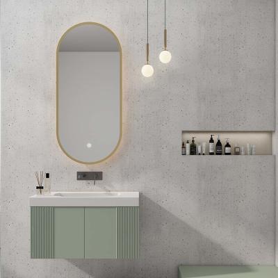 China Custom Size LED Bathroom Mirror Light Fixture with Dimmable Brightness Anti Fog Glass and Touch Sensor for Luxury Hotels and Home Renovation for sale