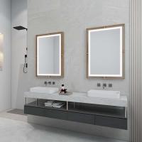 China Custom Designed LED Bathroom Mirror Light Fixture with Adjustable Color Modes Waterproof Housing and Anti Fog Glass for Renovations and Hotel Projects for sale