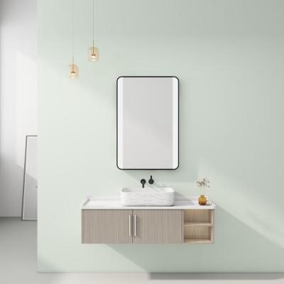 China Luxury Framed LED Vanity Mirror Light with Smart Touch Sensor Adjustable Dimmable Lighting and Anti Fog Function Ideal for Hospitality and Residences for sale