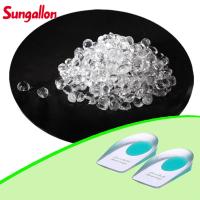 China OEM Clear TPR Material TPE Elastomer Material Waterproof  Used for Soft Insoles Foot Care Products for sale