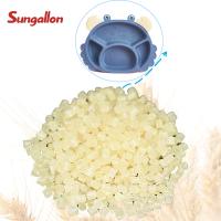 China Plastic Plate Bowl Food Grade Safe TPE Plastic Material Granules Good Touch Smooth for sale