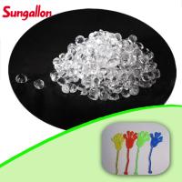 China Sungallon GP200 Series Clear TPE Elastomer Material for Soft Toys ISO14001 for sale