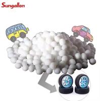China TPE TPR Raw Material Granules Pellets for Durable Anti-Slip Soft Rubber Plastic Toy Car Tires for sale