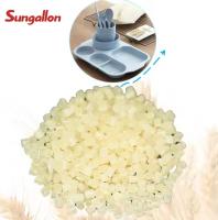 China TPE Elastomer Material TPR Plastic Material Granules Good Touch Food Grade Safe For Smooth Plastic Plate Bowl for sale