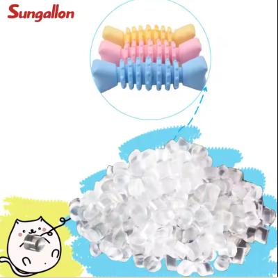 China Customize Color Soft TPR Granules Eco-friendly Raw Material for Toys Production for sale