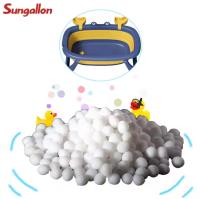 China Safe and Eco-Friendly TPE Granules for Infant Bath Folding Basins for sale