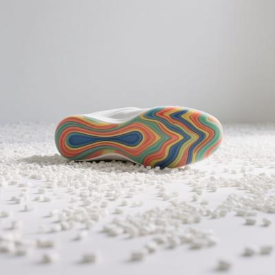 China Custom Hardness & Color Recyclable TPE Granules High Tensile Elastic for Shoe Soles for Footwear for sale