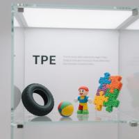 China High Elasticity TPE TPR Rubber Plastic Raw Material Granules for Toy Car Tires and Toy Making for sale