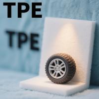 China High Elasticity TPE TPR Rubber Plastic Raw Material Granules for Toy Car Tires and Toy Making for sale