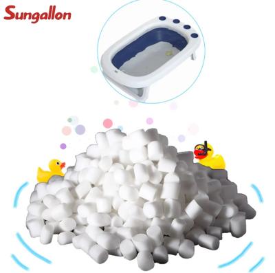 China Safe and Eco-Friendly TPE Granules for Infant Bath Folding Basins for sale