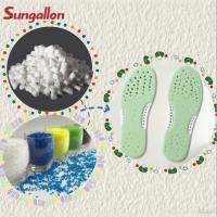 China Customizable TPE Thermoplastic Granules Insole Raw Material Soft Cushioning Shoe Pad Material Supplie for sale