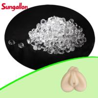 China Superior Hand Feeling Eco-friendly TPR Thermoplastic Elastomer Granules Raw Material for Personal pleasure products for sale