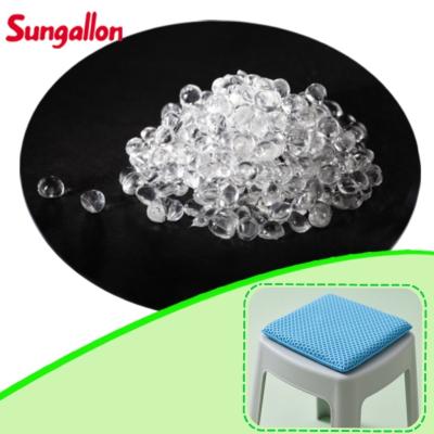 China Ultra Soft Elastic Recyclable TPE TPR Granules Raw Materials for Comfortable Seat Cushions for sale