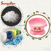 China High Elasticity TPE Particles for Pet Water Bowls Easy Injection Molding with Slip-Proof Base for sale