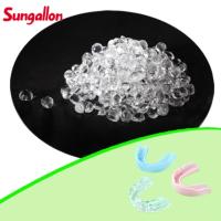 China Recyclable Transparent Soft TPE TPR Granules for Sports Mouthguards for sale