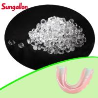 China Recyclable Transparent Soft TPE TPR Granules for Sports Mouthguards for sale