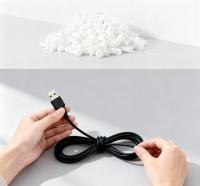 China Sungallon Scratch-Proof Anti-Aging Non-Toxic for Home/Office USB Power Cable Sheaths TPE Granule for sale