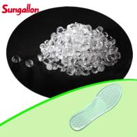China Ultra-Soft Dry Touch Super Transparent TPE Granules for Insoles and Foot Care Products for sale