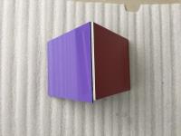China Silver / Purple ACP Aluminium Composite Panel Smooth Surface For Wall Decoration for sale