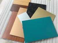 China Black PVDF Paint ACM Wall Panels , Lightweight Aluminum Metal Cladding Material for sale