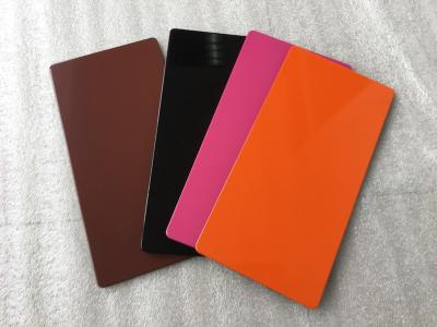 China Grey / Silver Aluminium Composite Sheet Rigidity Outside Wall Covering Material for sale