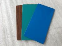 China Blue Aluminum Sign Panels Weather Resistance , Outdoor Sign Board Material  for sale