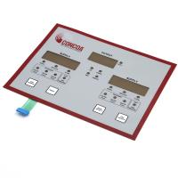 China Precision Gas Controls Membrane Switch with Silver Printed ESD Shield and Female Connector (LTMS0071) for sale