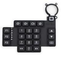 China Dependable Elastomer Keypads Screen Printing for Long-lasting Performance Silicone Rubber Keypads (VTRK00152) for sale