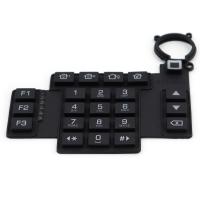 China Dependable Elastomer Keypads Screen Printing for Long-lasting Performance Silicone Rubber Keypads (VTRK00152) for sale