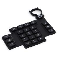 China Dependable Elastomer Keypads Screen Printing for Long-lasting Performance Silicone Rubber Keypads (VTRK00152) for sale
