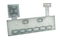 China Custom Silicone Rubber Keypads for Genset Controller ATS with PU Coating Surface Finish IP65 for sale