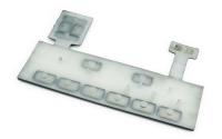 China Custom Silicone Rubber Keypads for Genset Controller ATS with PU Coating Surface Finish IP65 for sale