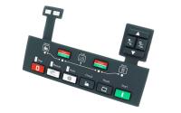 China Custom Silicone Rubber Keypads for Genset Controller ATS with PU Coating Surface Finish IP65 for sale