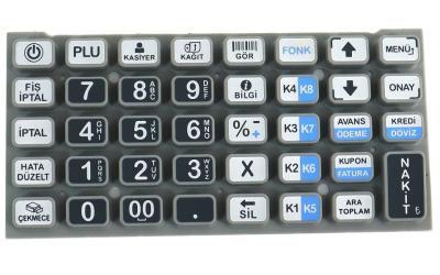 China Custom Silicone Rubber Keypad for POS Machine with 1 Million Life Cycle IP68 for sale