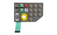 China Custom Membrane Switch Insertable Pocket Label Low Loop Resistance 100Ω IP65-IP68 1-1000 Keys for sale