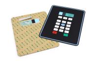 China Durable Membrane Switch Keypad with Al Foil ESD Shield Layer Insulation Resistance 100MΩ (LTMS0967) for sale