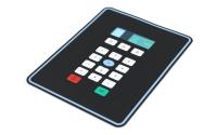 China Durable Membrane Switch Keypad with Al Foil ESD Shield Layer Insulation Resistance 100MΩ (LTMS0967) for sale